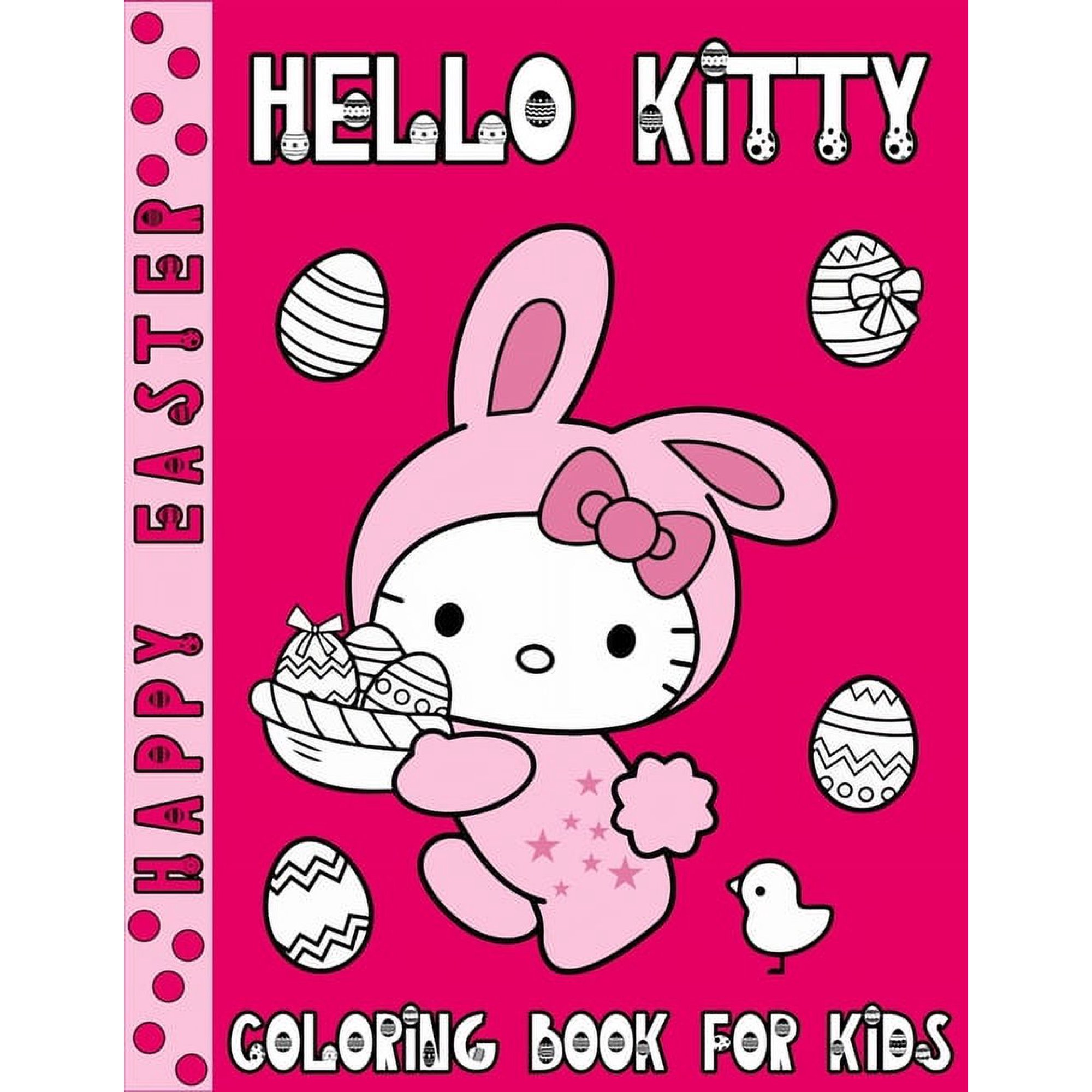 Hello Kitty Easter Coloring Sheets