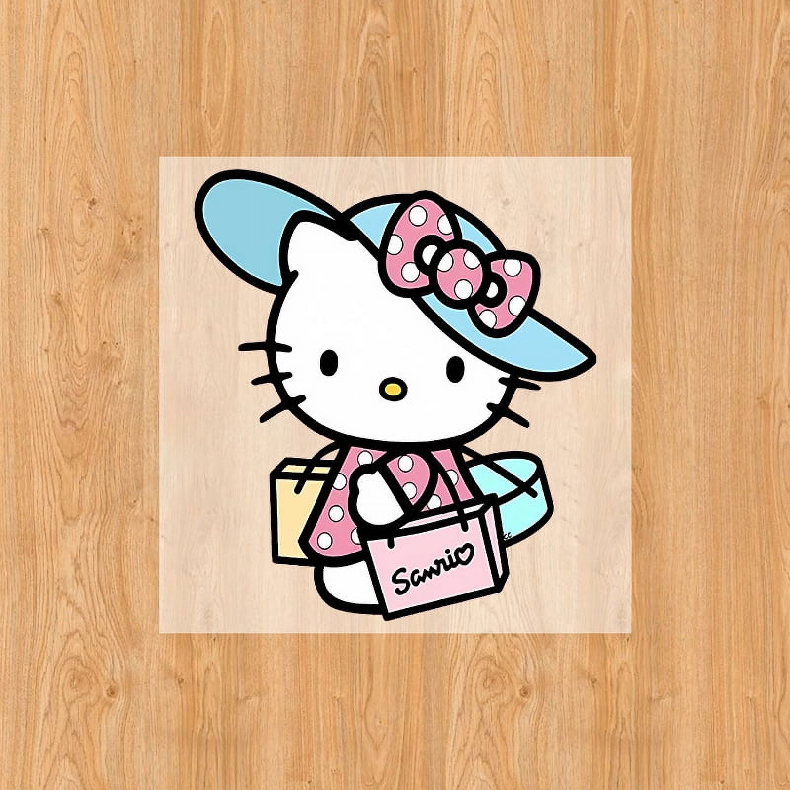 Hello Kitty Heat Transfer Stickers Cartoon Anime for T Shirt Hoodie ...