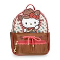 Hello Kitty Women's Cowgirl Faux Leather Mini Backpack, 10.5", Brown ...