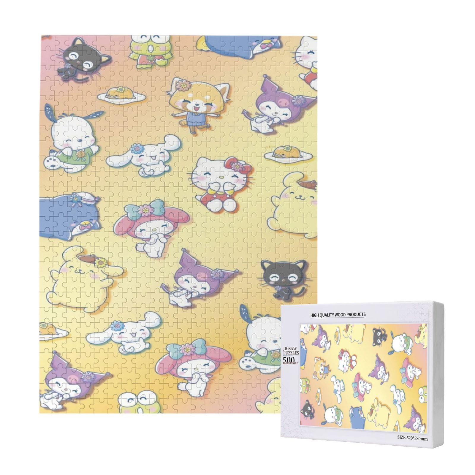 Hello Kitty Home Puzzle Boys Girls Teen 300/500/1000 piece wooden ...