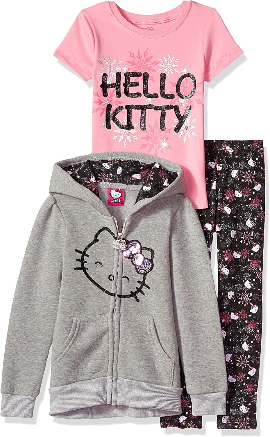 Hello Kitty Hooded Legging Set - Walmart.com