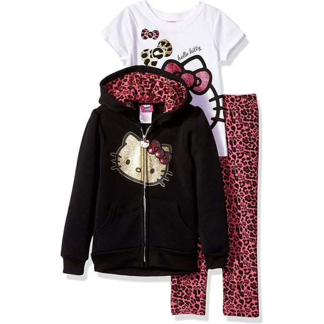 Hello Kitty Comfy 3-Piece Hooded Legging Set - Walmart.com