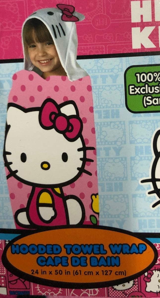 Hello Kitty Hooded Towel Wrap - Walmart.com