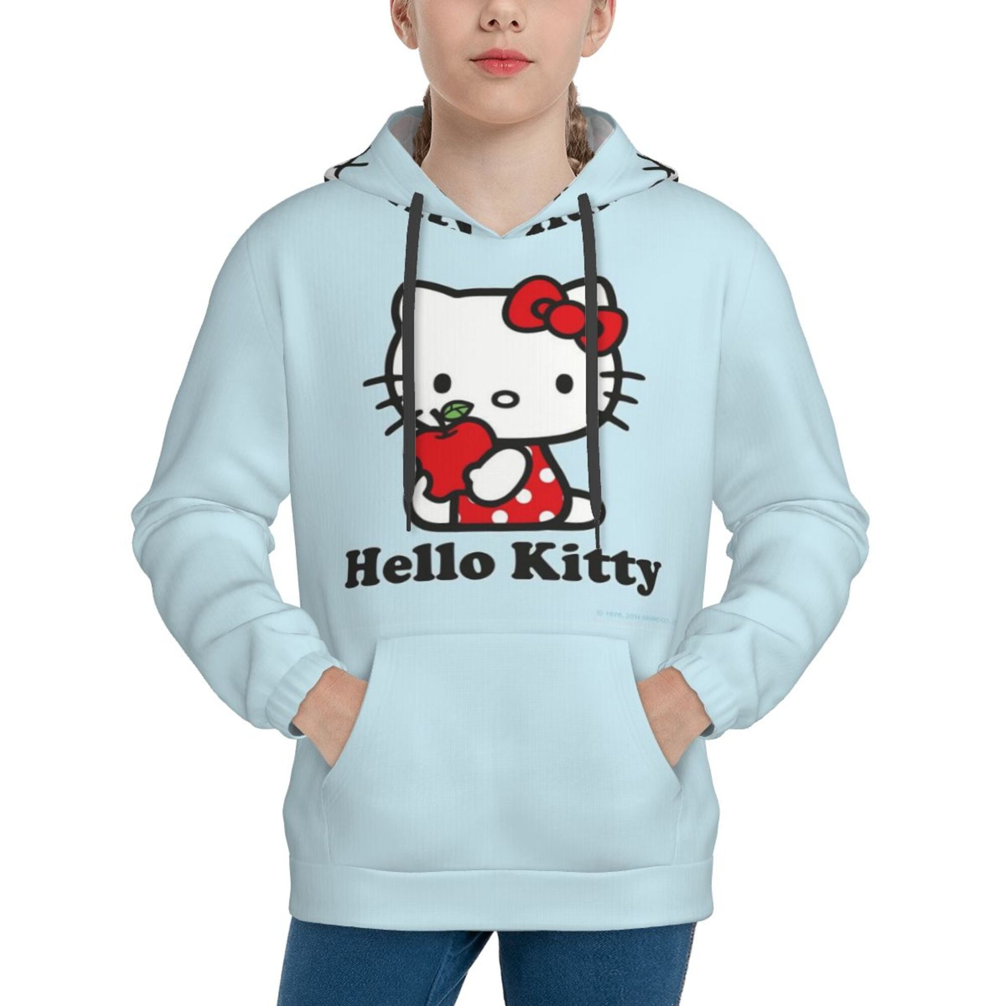 Hello Kitty Hoodies for Kids Boys Girls Cute Sweatshirt,Oversized ...