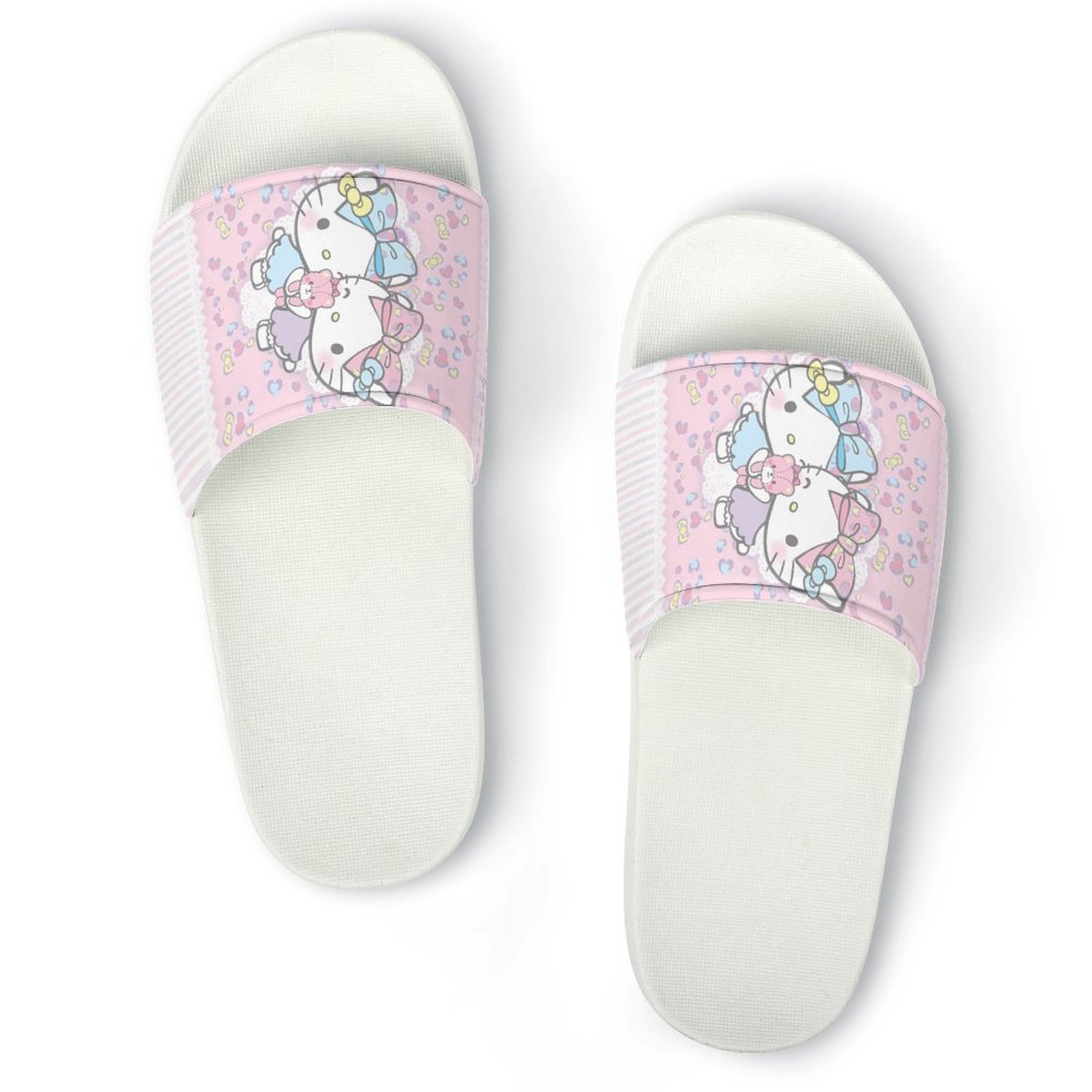 Hello Kitty House Slides Non Slip Quick Drying Shower Sandals Bathroom ...