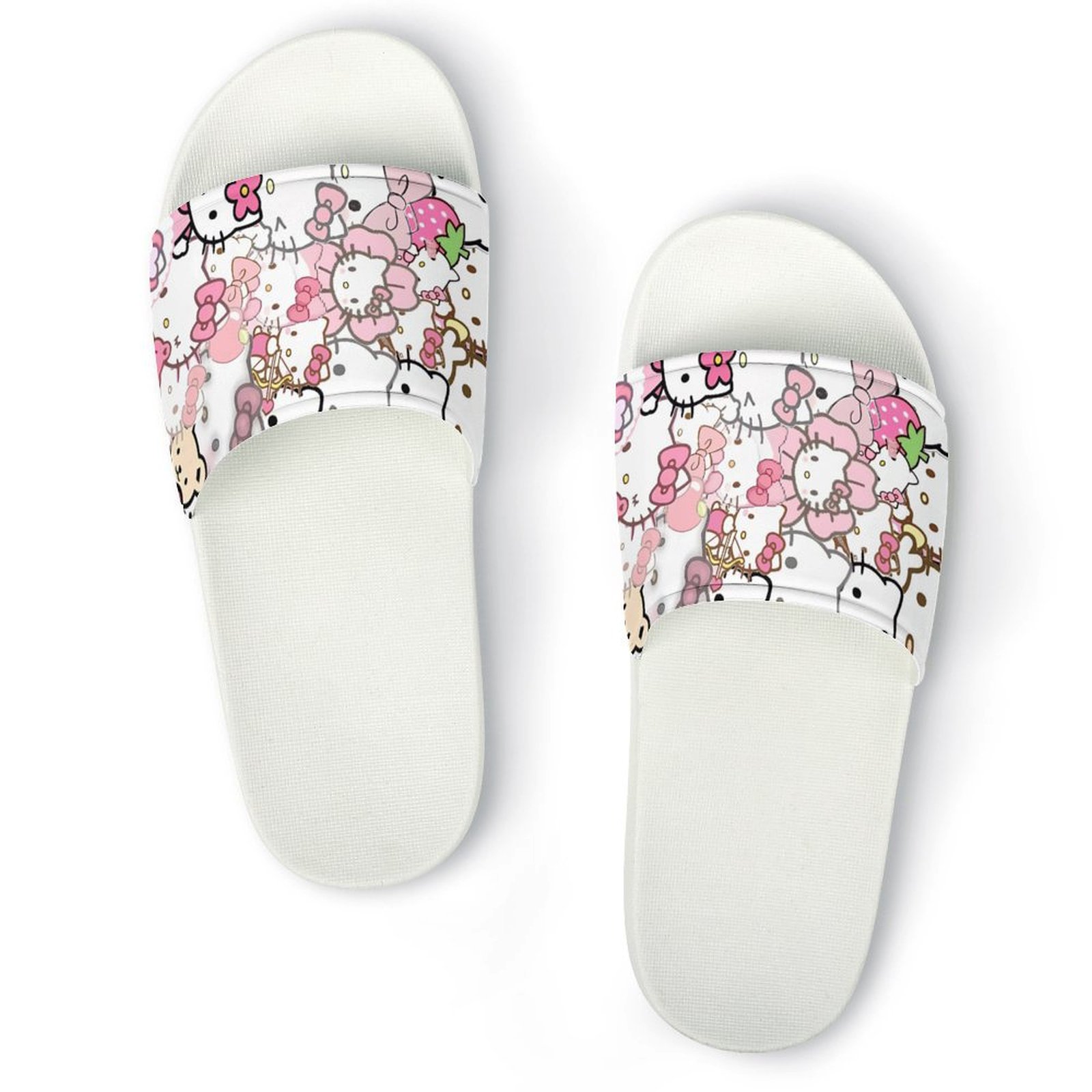 Hello Kitty House Slides Non Slip Quick Drying Shower Sandals Bathroom ...