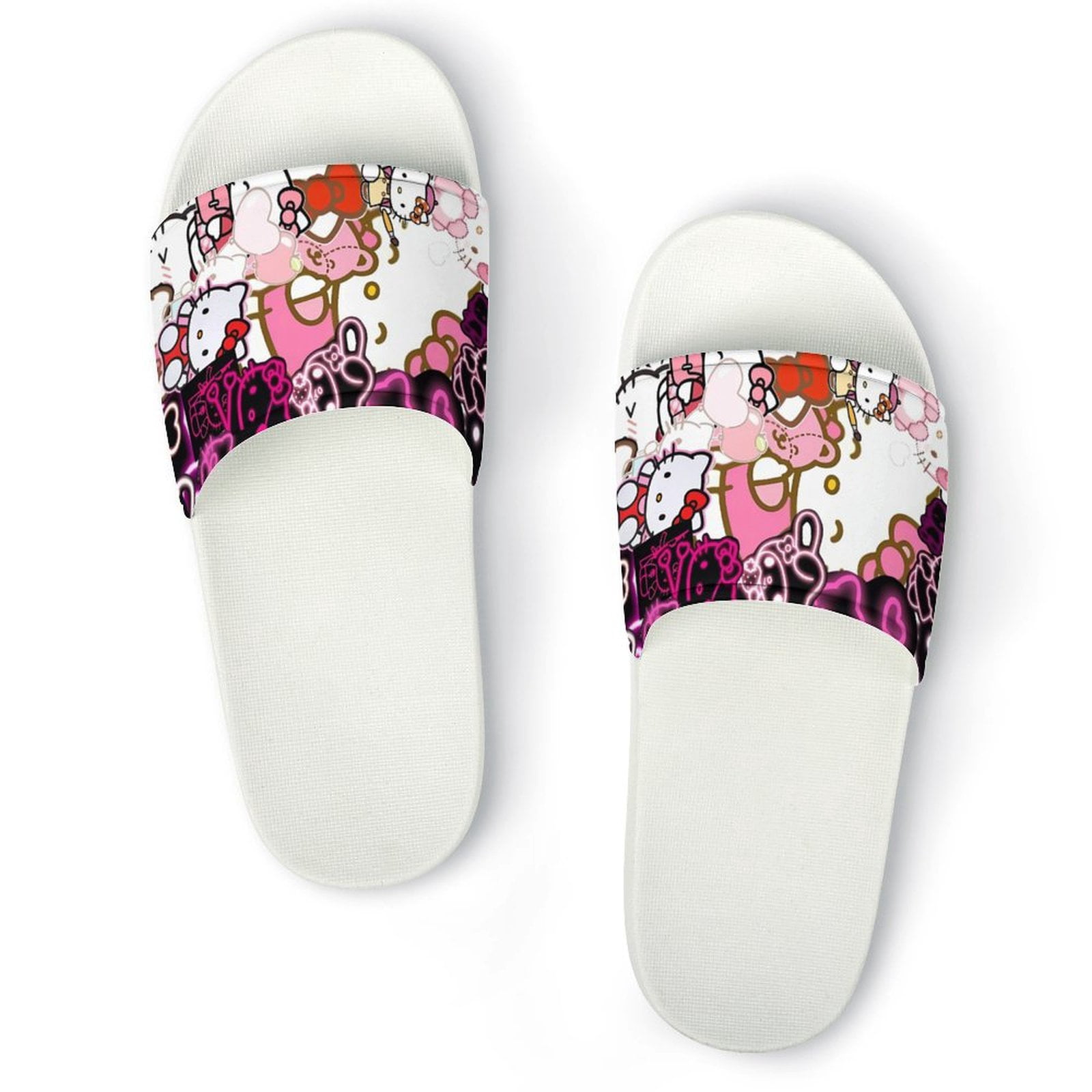 Hello Kitty House Slides Non Slip Quick Drying Shower Sandals Bathroom ...