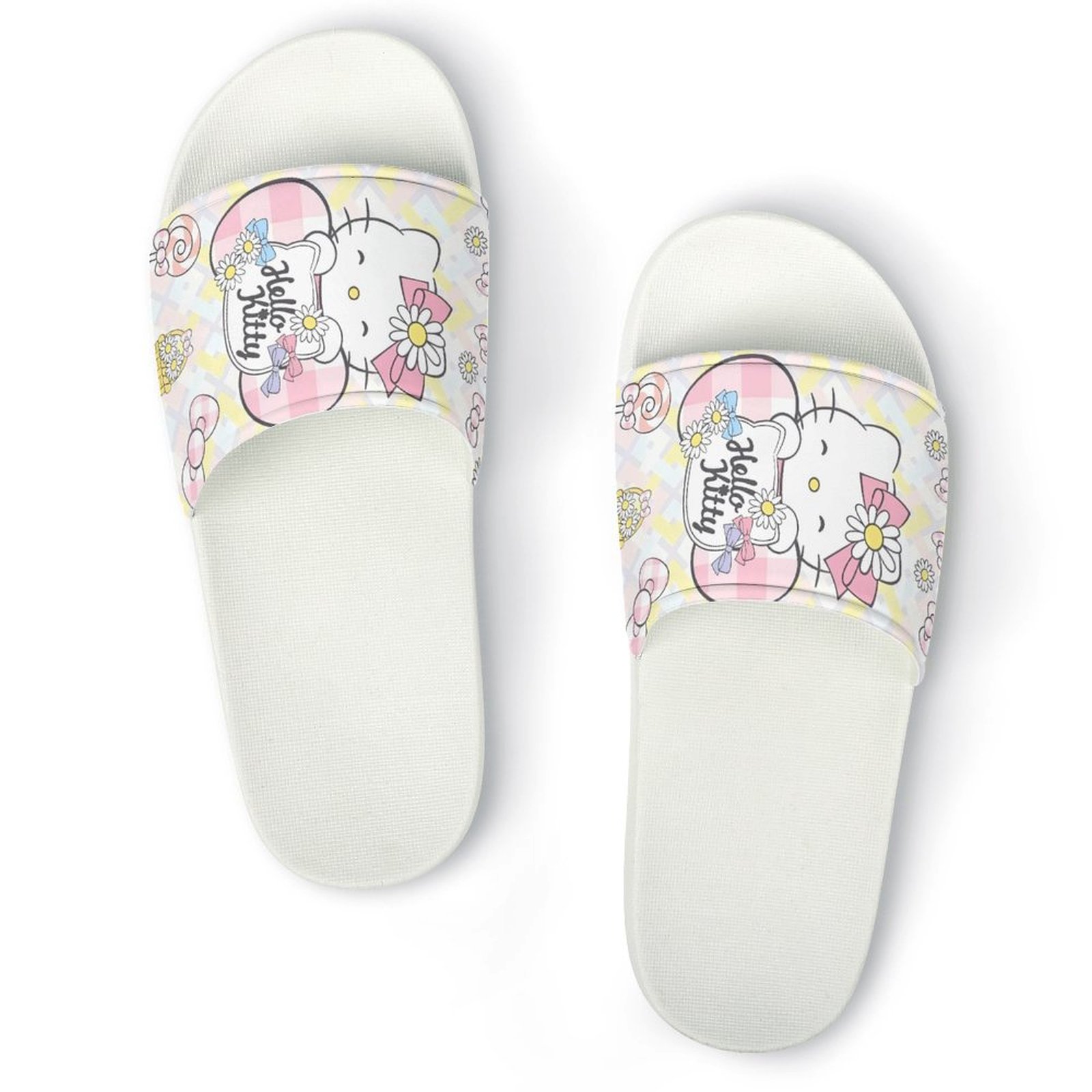 Hello Kitty House Slides Non Slip Quick Drying Shower Sandals Bathroom ...