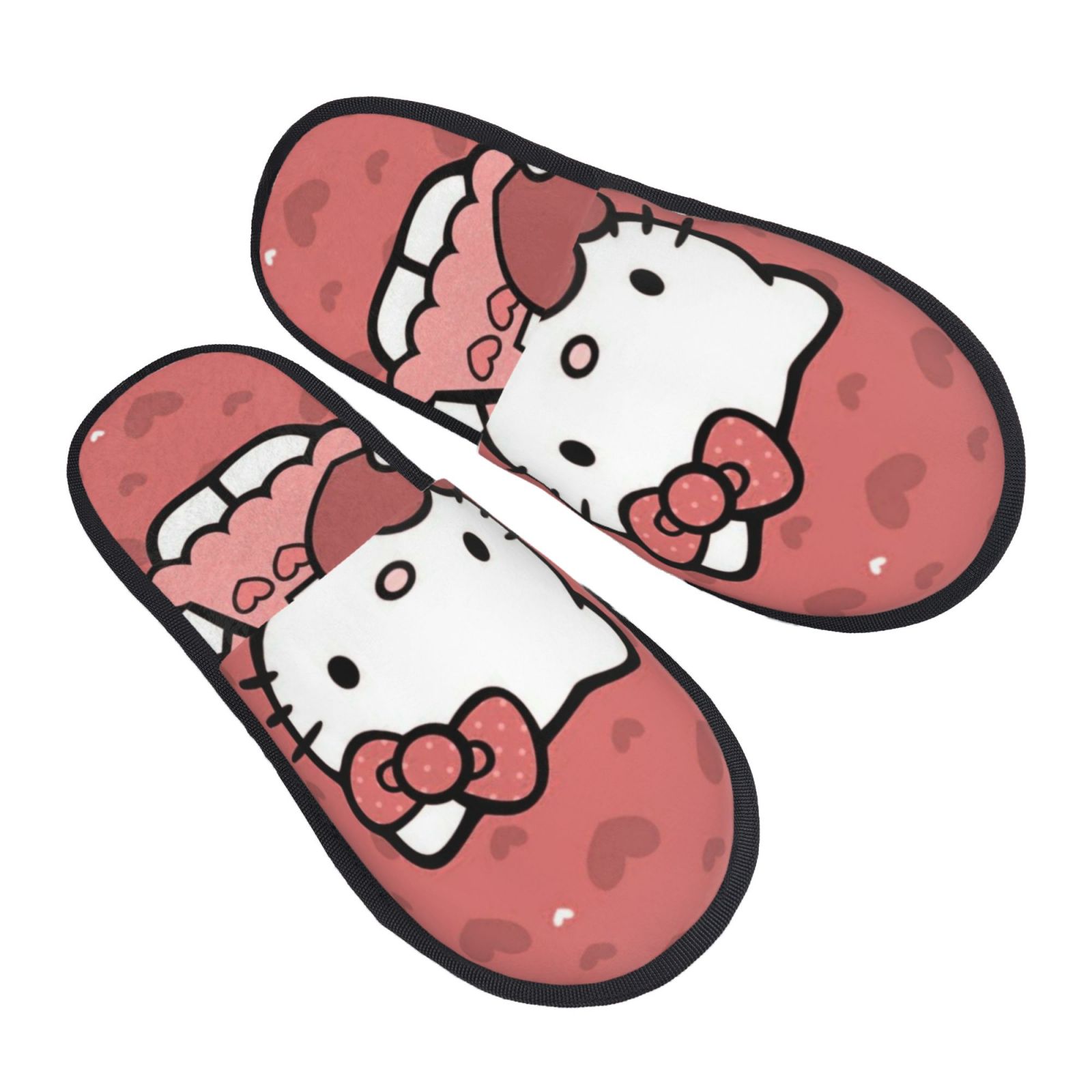 Hello Kitty House Slippers For Women Men Indoor Outdoor-Cute Cotton ...