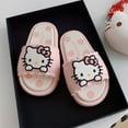 Hello Kitty House Slippers Women EVA Soft Platform Sandals Cartoon ...
