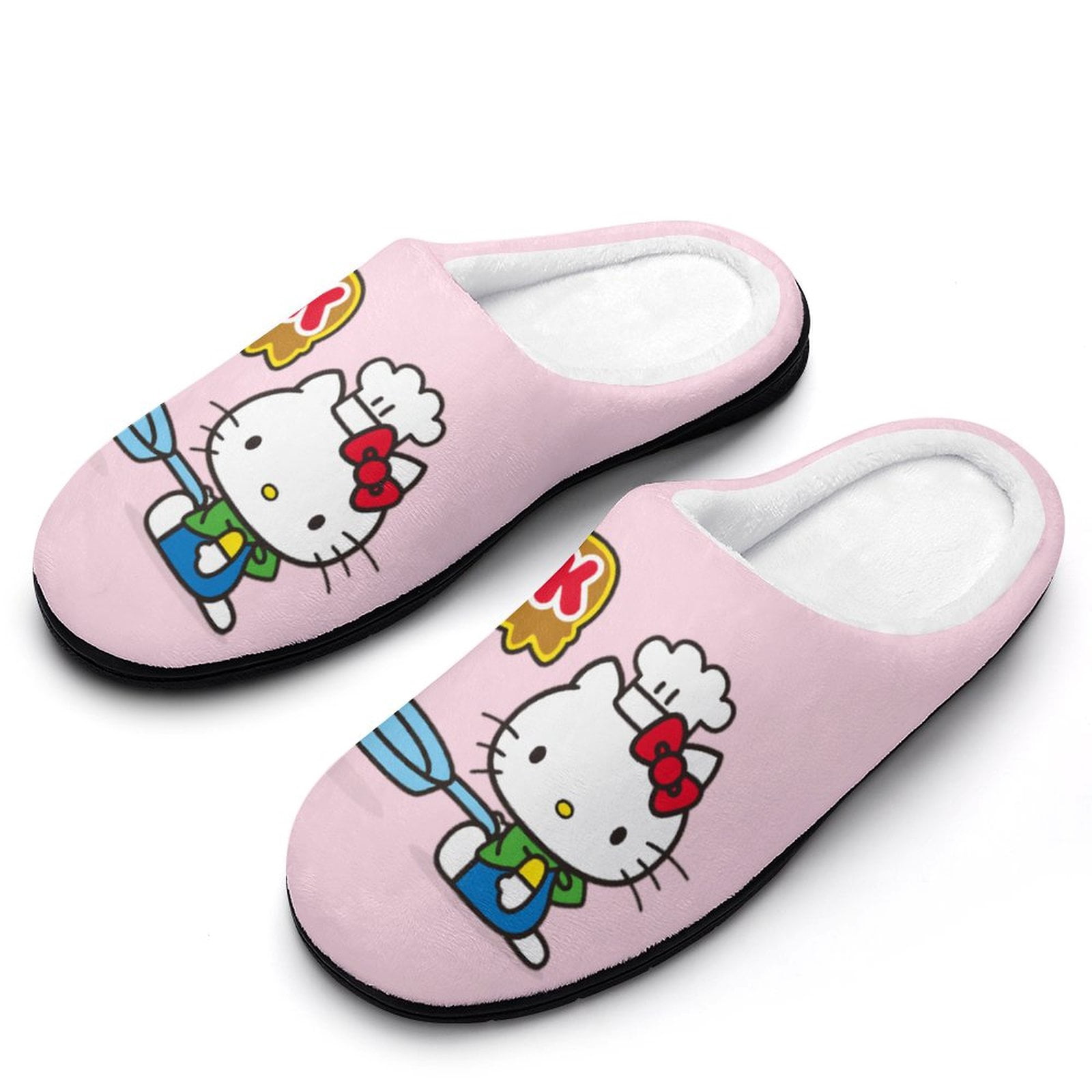Hello Kitty House Slippers for women Cute Warm Slippers 11-12（42-43 ...