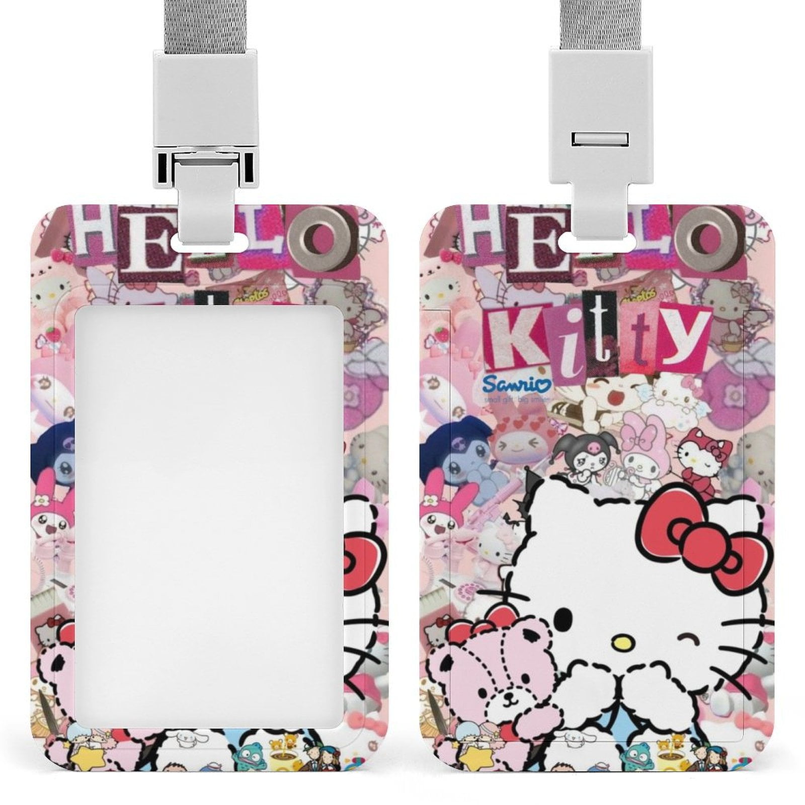 Hello Kitty ID Card Name Holder Sets ID Card Name Badge Holder ...