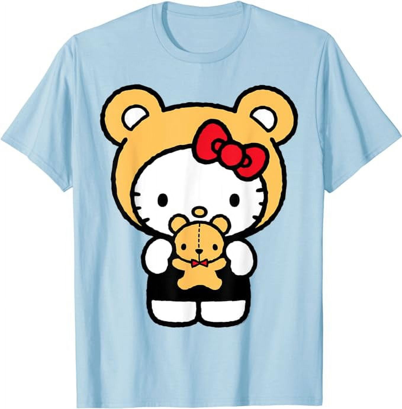 Hello Kitty In Teddy Bear Costume T-Shirt, Cute Kitten For Men Women ...