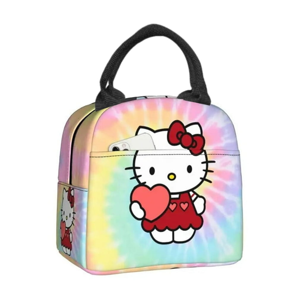 Hello Kitty Insulated Lunch Box Reusable Thermal Cooler Lunch Bag Work ...