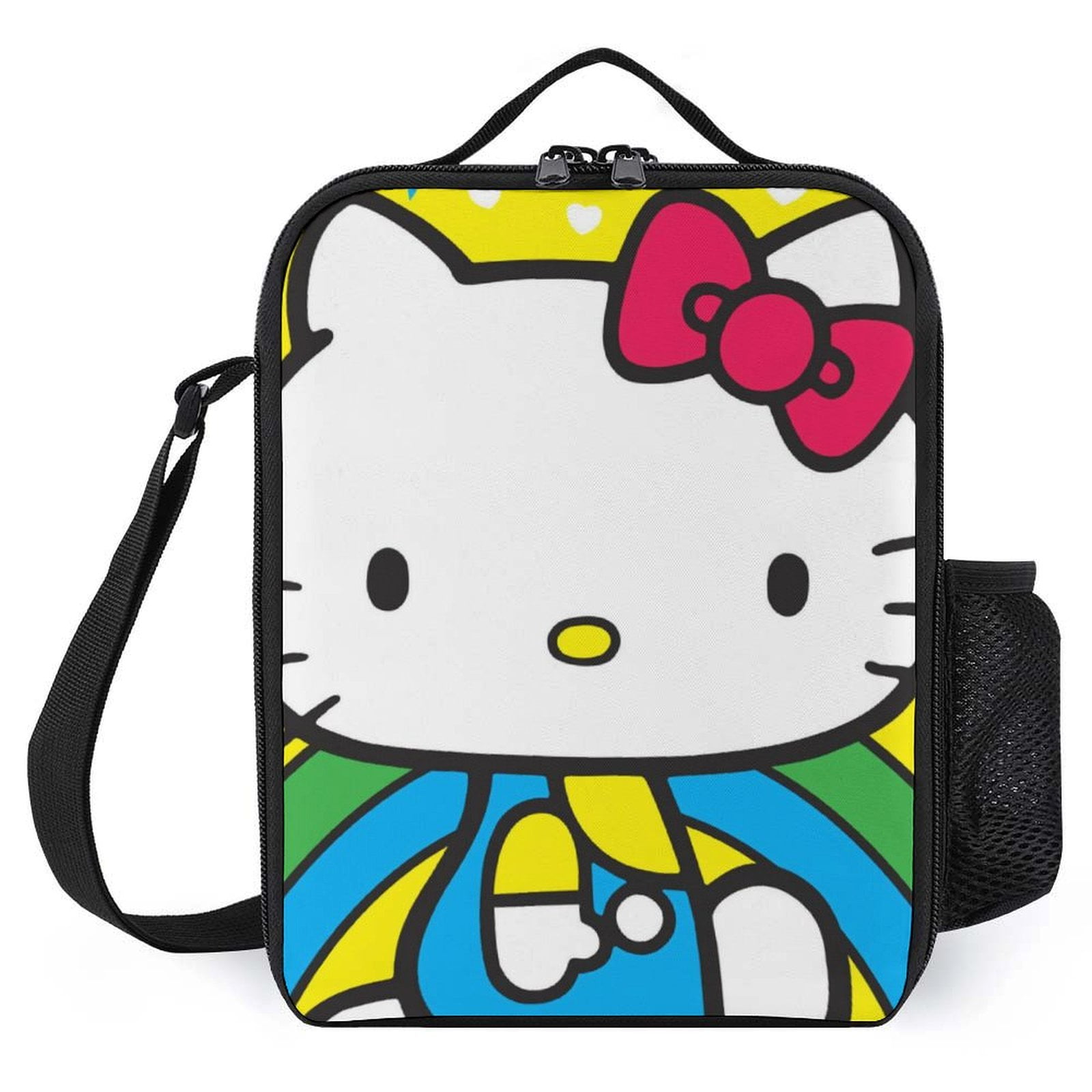 Hello Kitty Insulated Lunch Box for Mens Womens Axolotl Lunch Bag for ...