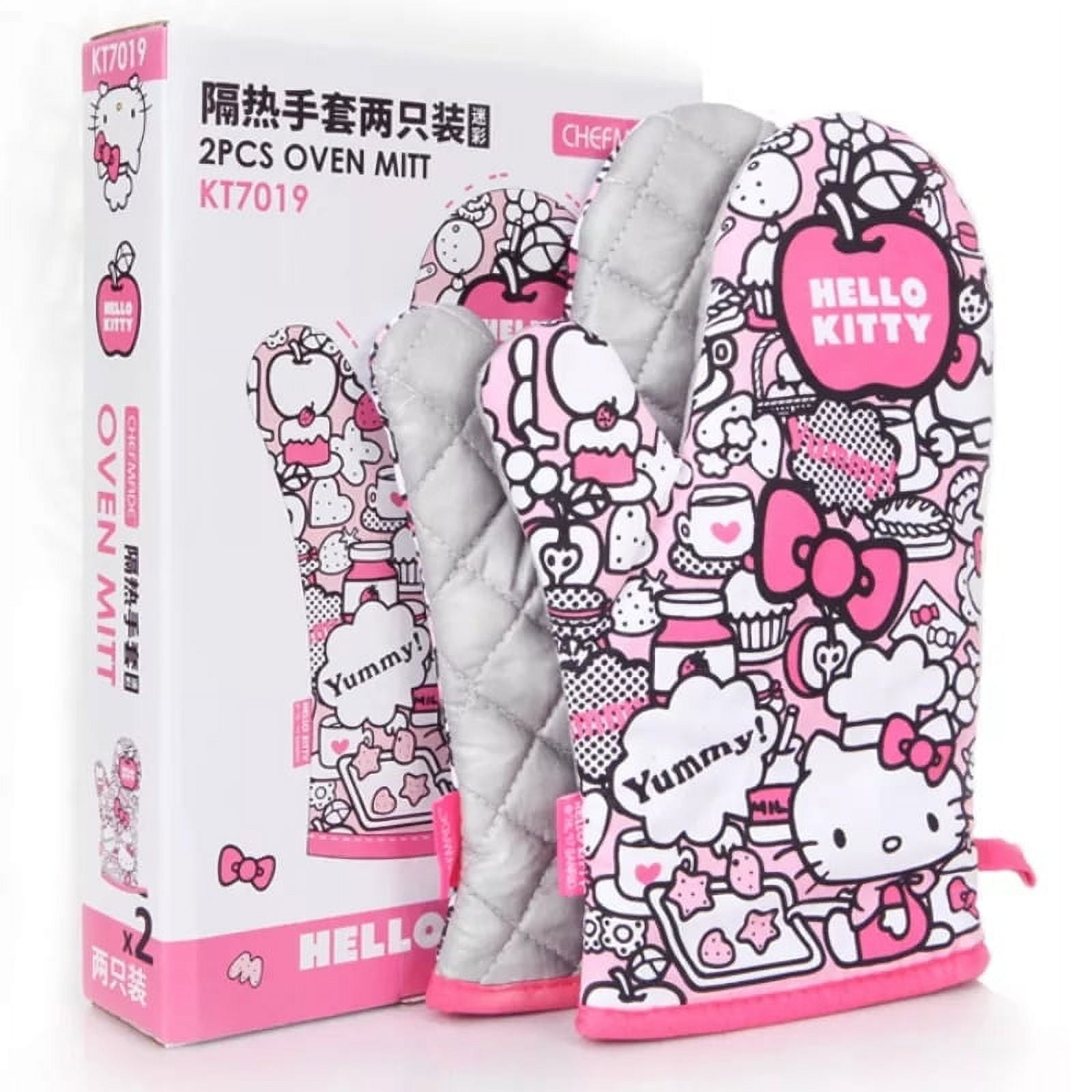 Hello Kitty Insulation Gloves Authentic Sanrio Anime Kawaii High ...