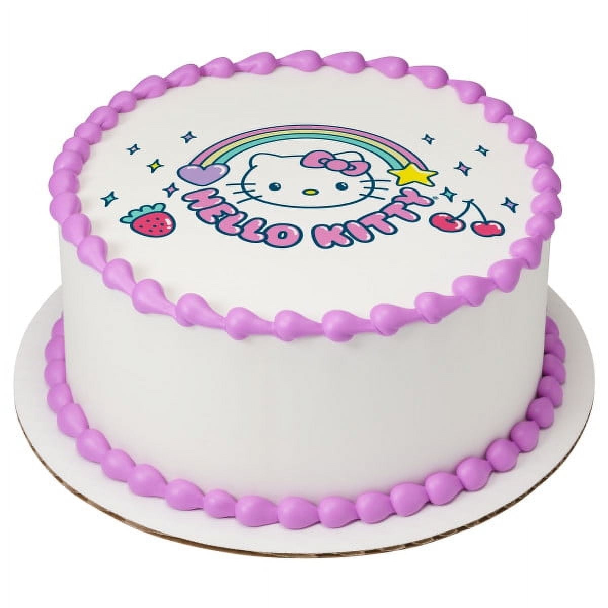 Hello Kitty It's a Hello Kitty PhotoCake® Edible Icing Image Cake ...