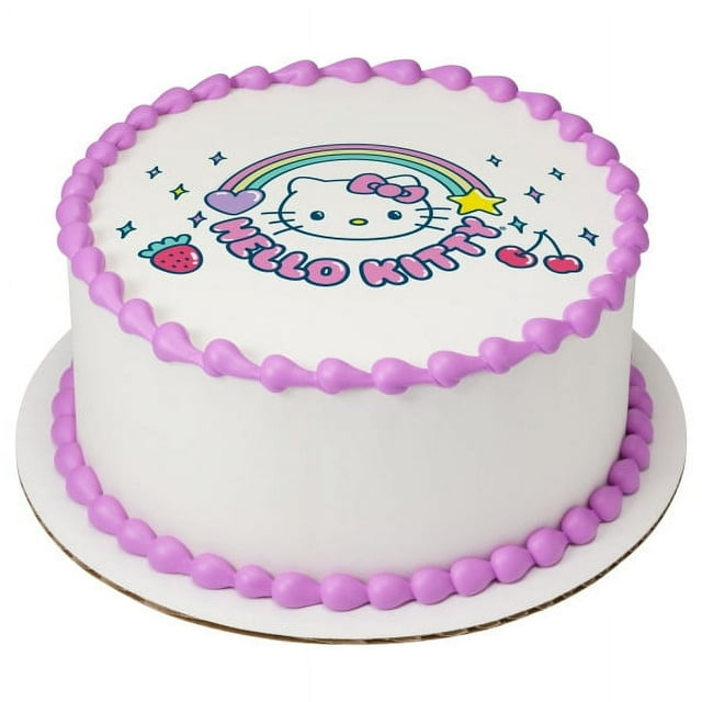 Hello Kitty It's a Hello Kitty PhotoCake® Edible Icing Image Cake ...