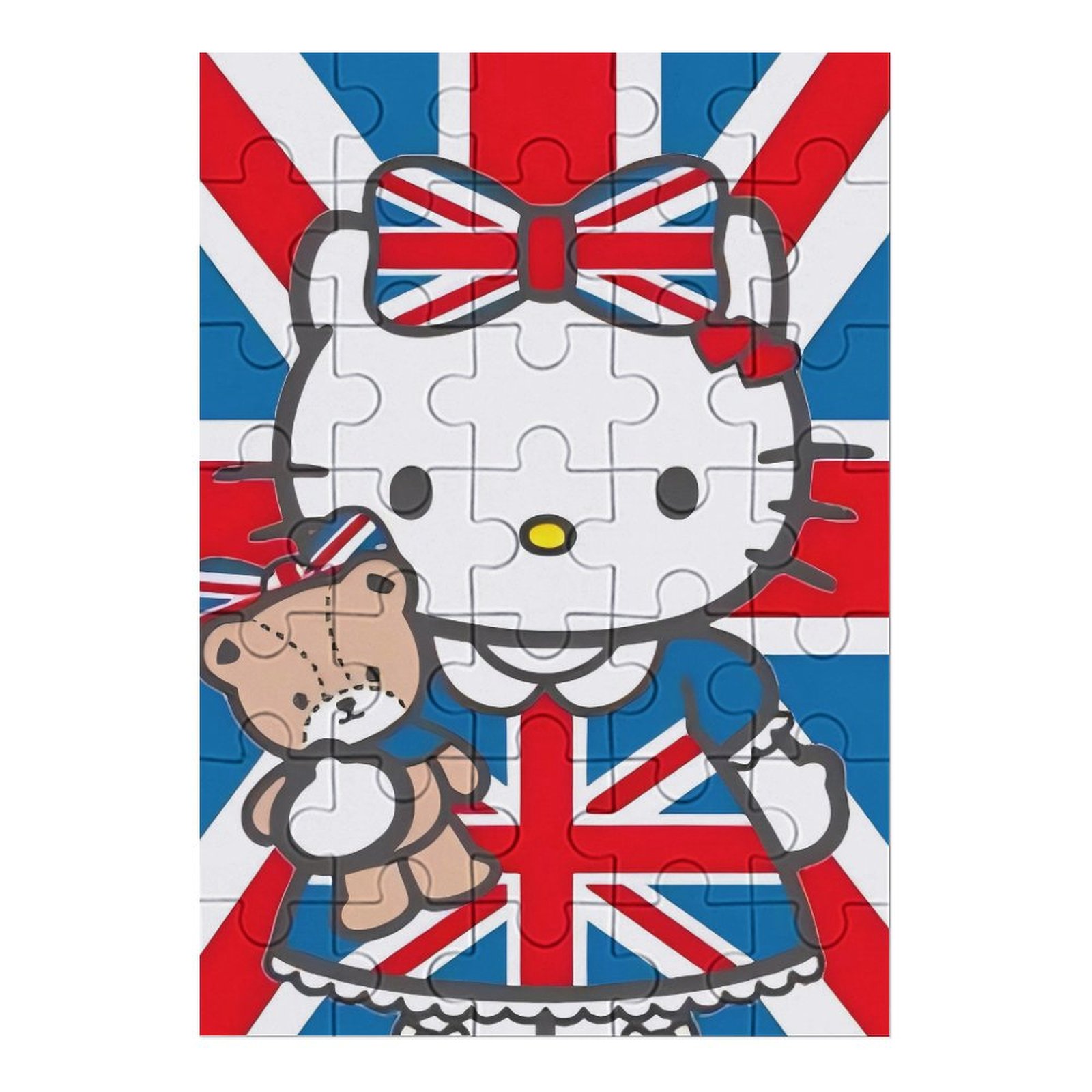 Hello Kitty Jigsaw Puzzle Toy Cartoon Anime Interlocking Puzzle ...
