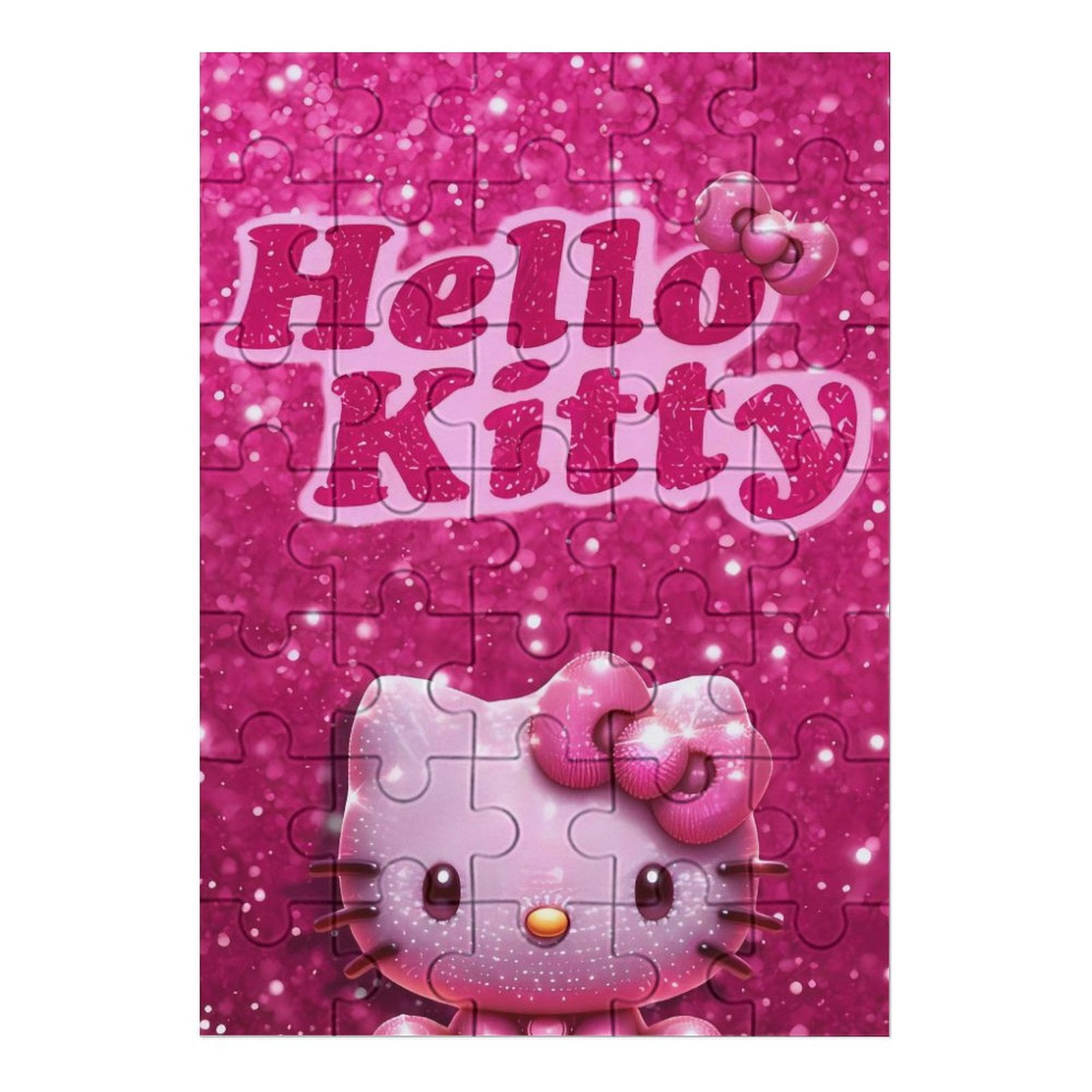 Hello Kitty Jigsaw Puzzle Toy Cartoon Anime Interlocking Puzzle ...