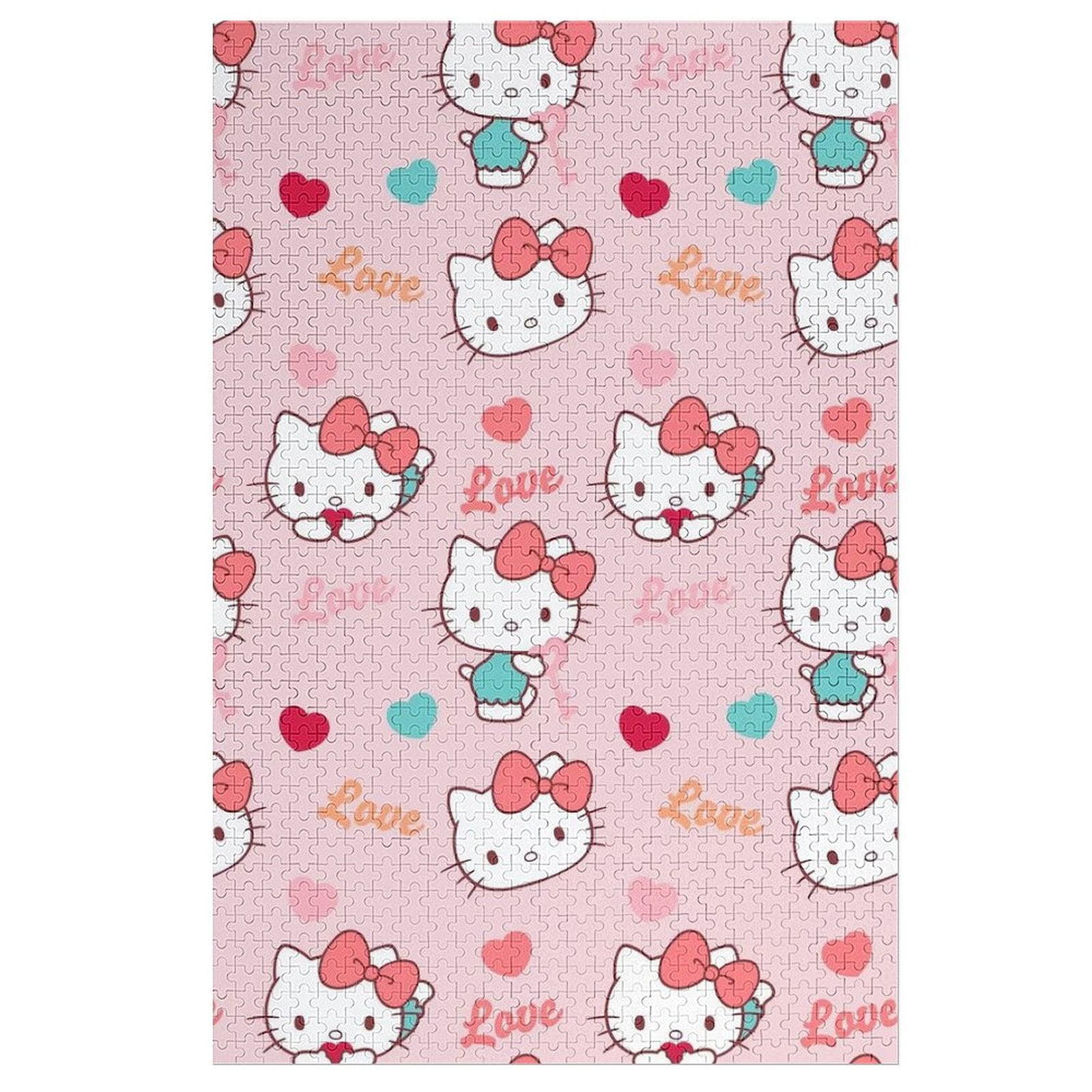 Hello Kitty Jigsaw Puzzles for Kids Hello Kitty Merch 1000 PCS Puzzles ...