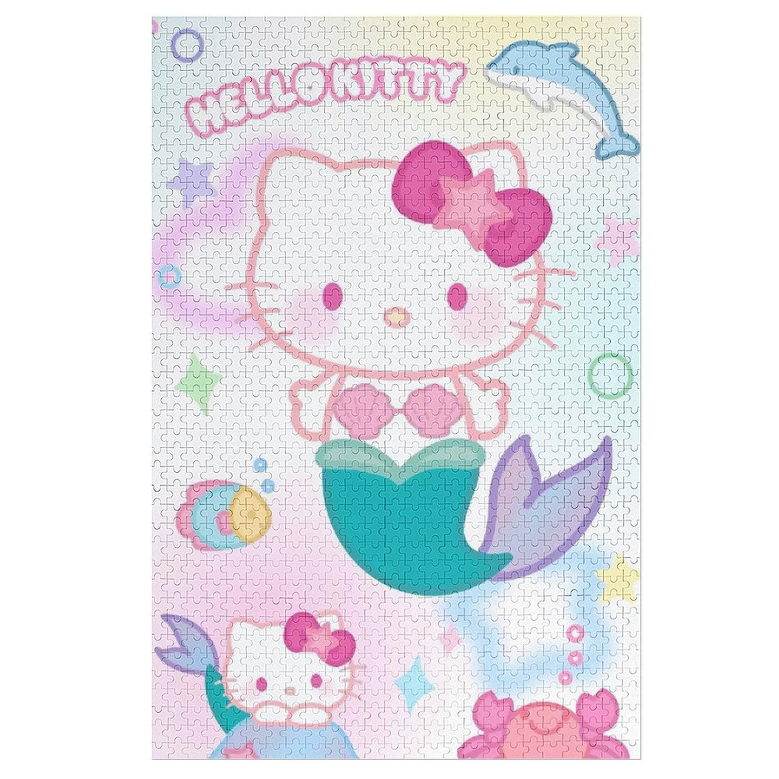 Hello Kitty Jigsaw Puzzles for Kids Hello Kitty Merch 1000 PCS Puzzles ...
