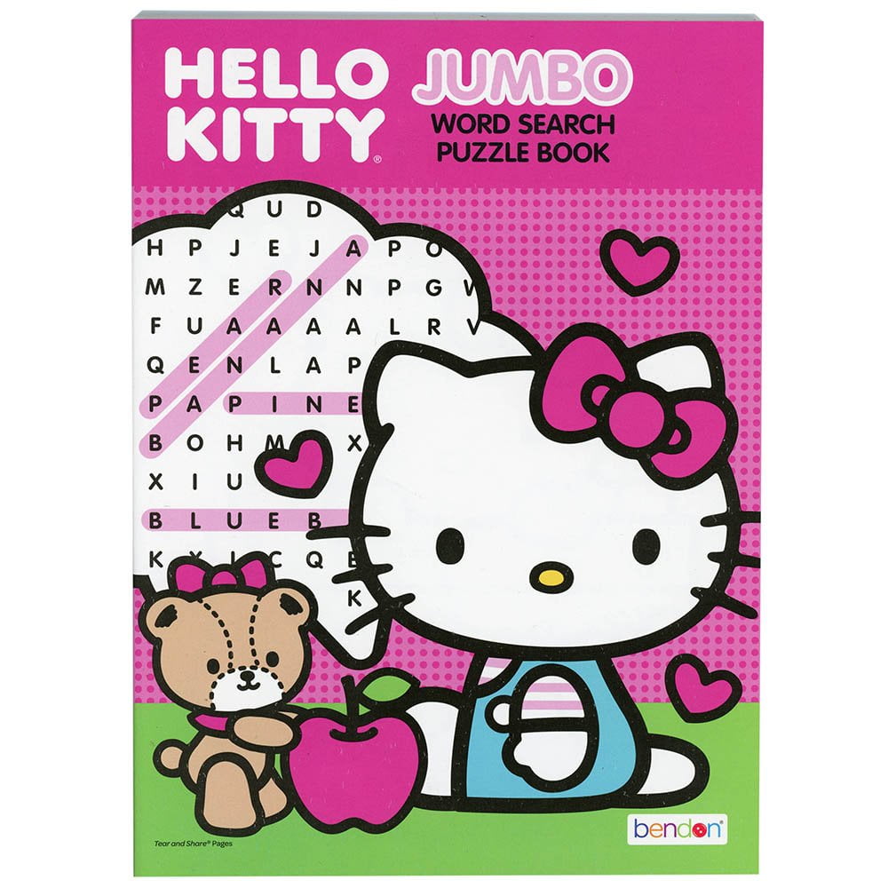 Hello Kitty Jumbo Word Search 80 pg - Walmart.com