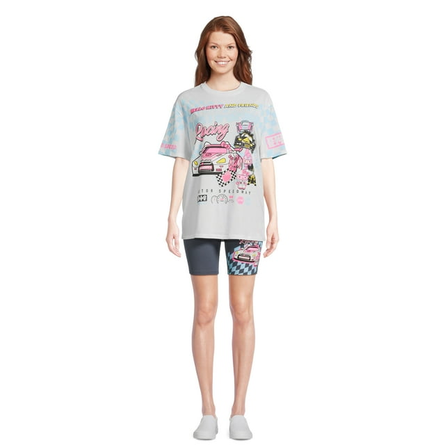 Hello Kitty Juniors Graphic T-Shirt and Shorts Set, 2-Piece, Sizes XS ...