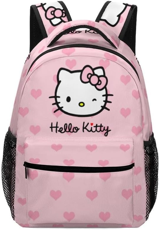 Cute Kitty Kawaii Backpack Cartoon Cat Backpack Backpack School Bookbag ...