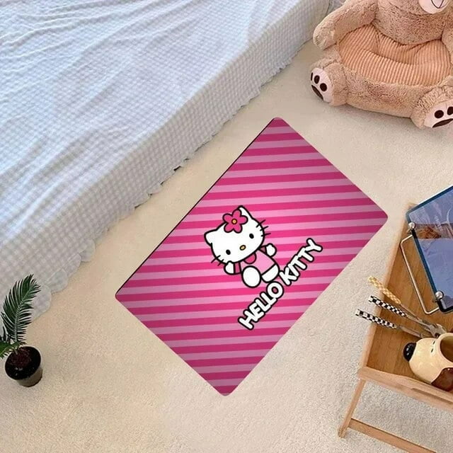 Hello Kitty Kawaii Floor Mat Bedroom Kitchen Door Bath House Super ...