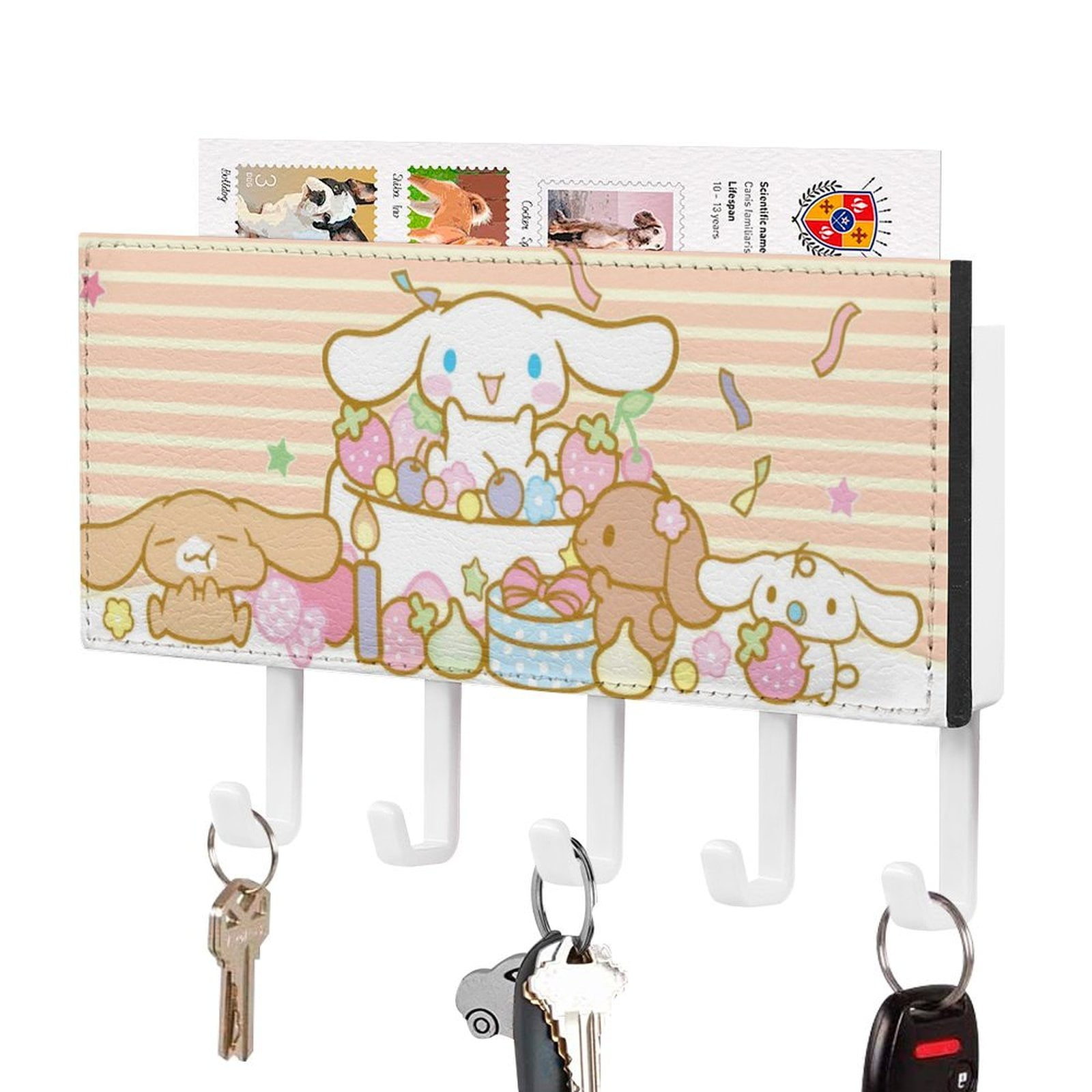 Hello Kitty Key Holder for Wall: Easy Installation Mail Organizer Wall ...