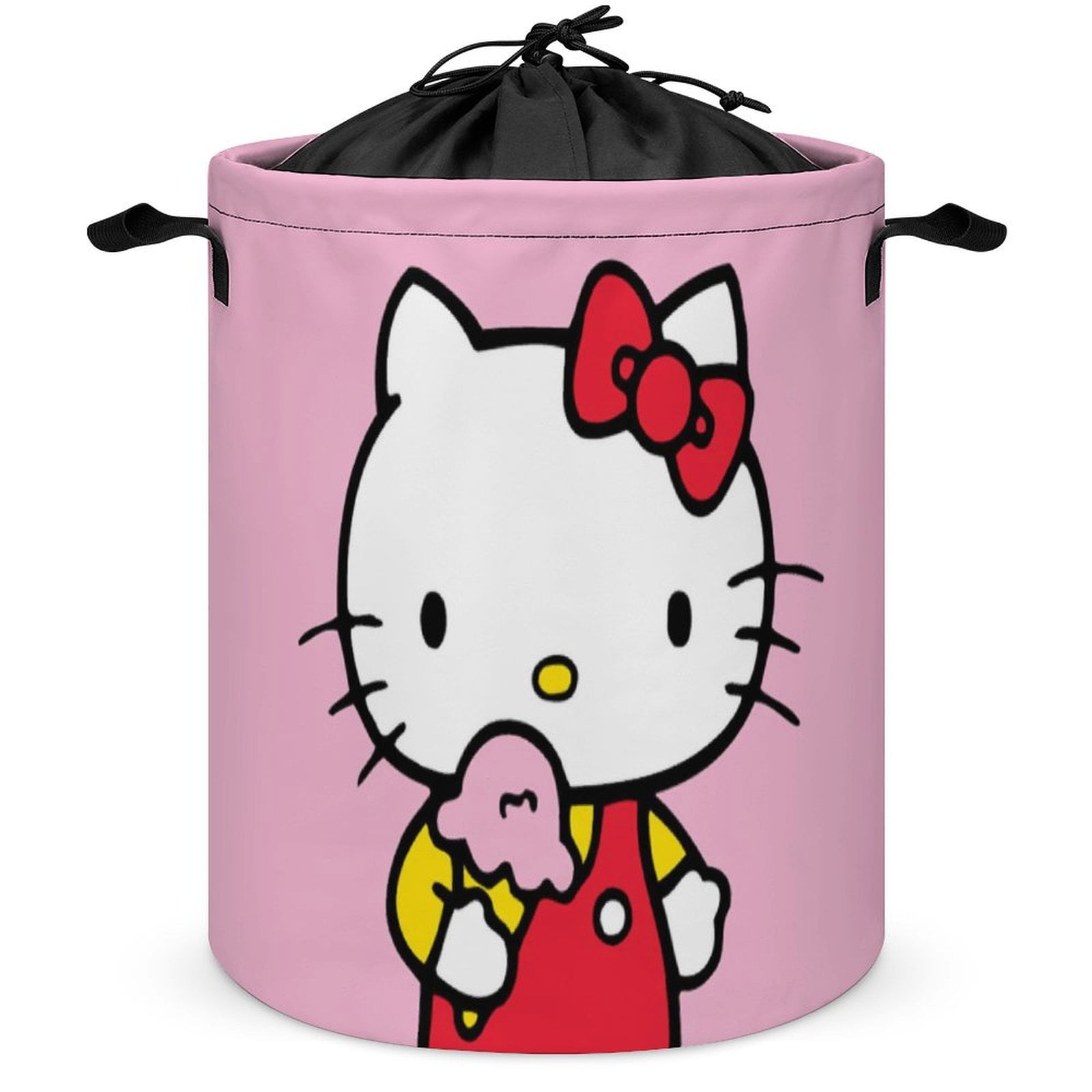 Hello Kitty Kid Boy Girl Laundry Hamper with Handle Collapsible Clothes ...