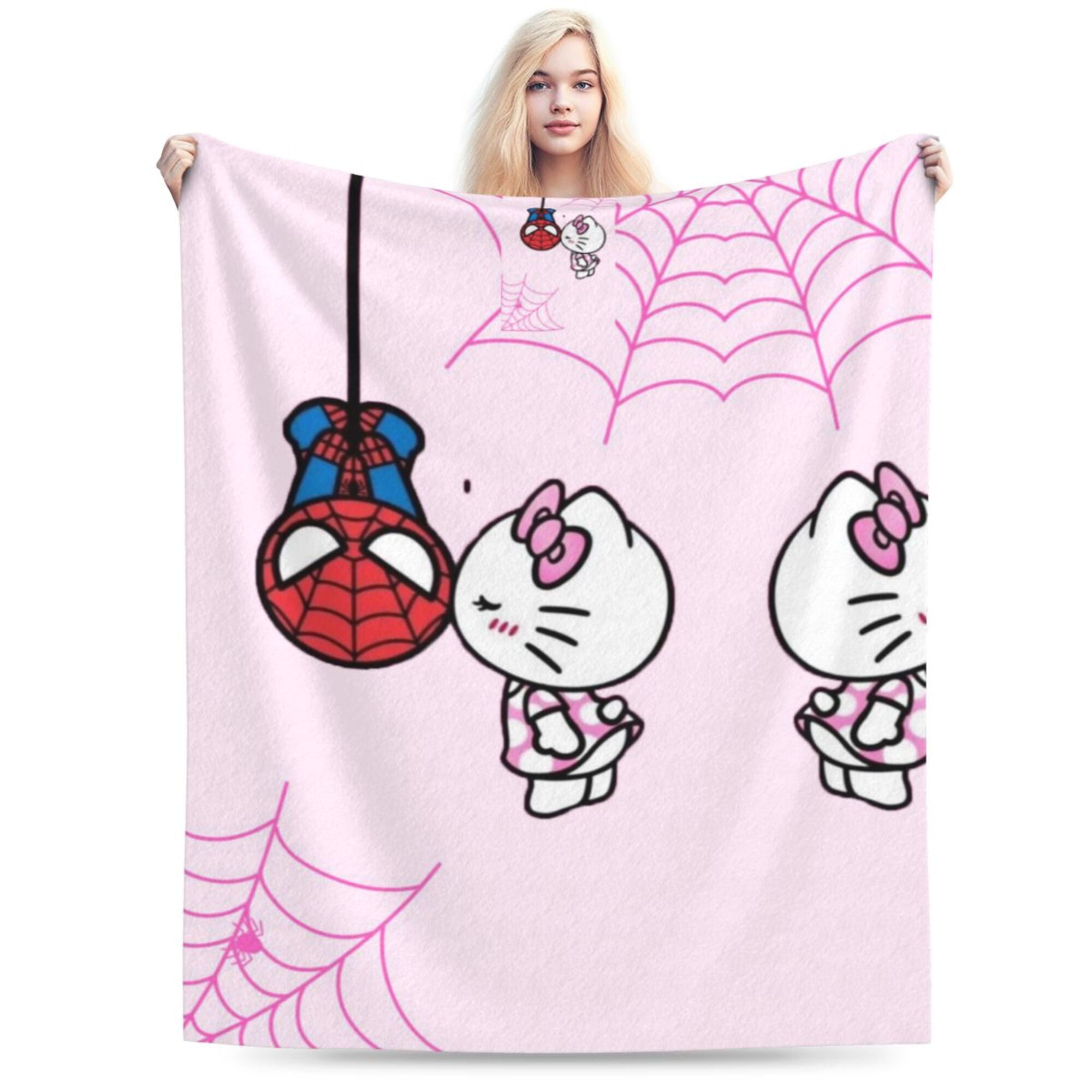 Hello Kitty Kid's Throw Blanket for Boys & Girls, Soft Fleece Throw ...