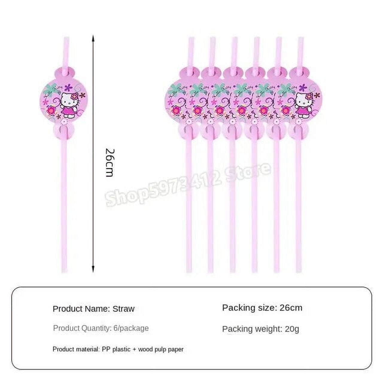 Hello Kitty Kids Birthday Party Supplies Pink KT Cat Theme DIY ...