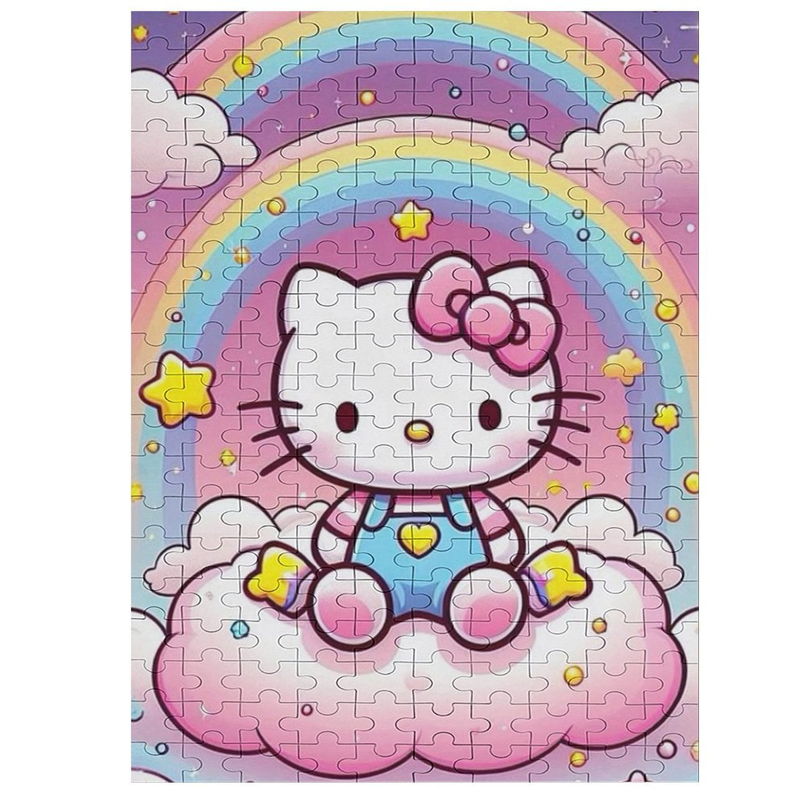 Hello Kitty Kids Jigsaw Puzzle Toys Cartoon Educational Learning Gift ...