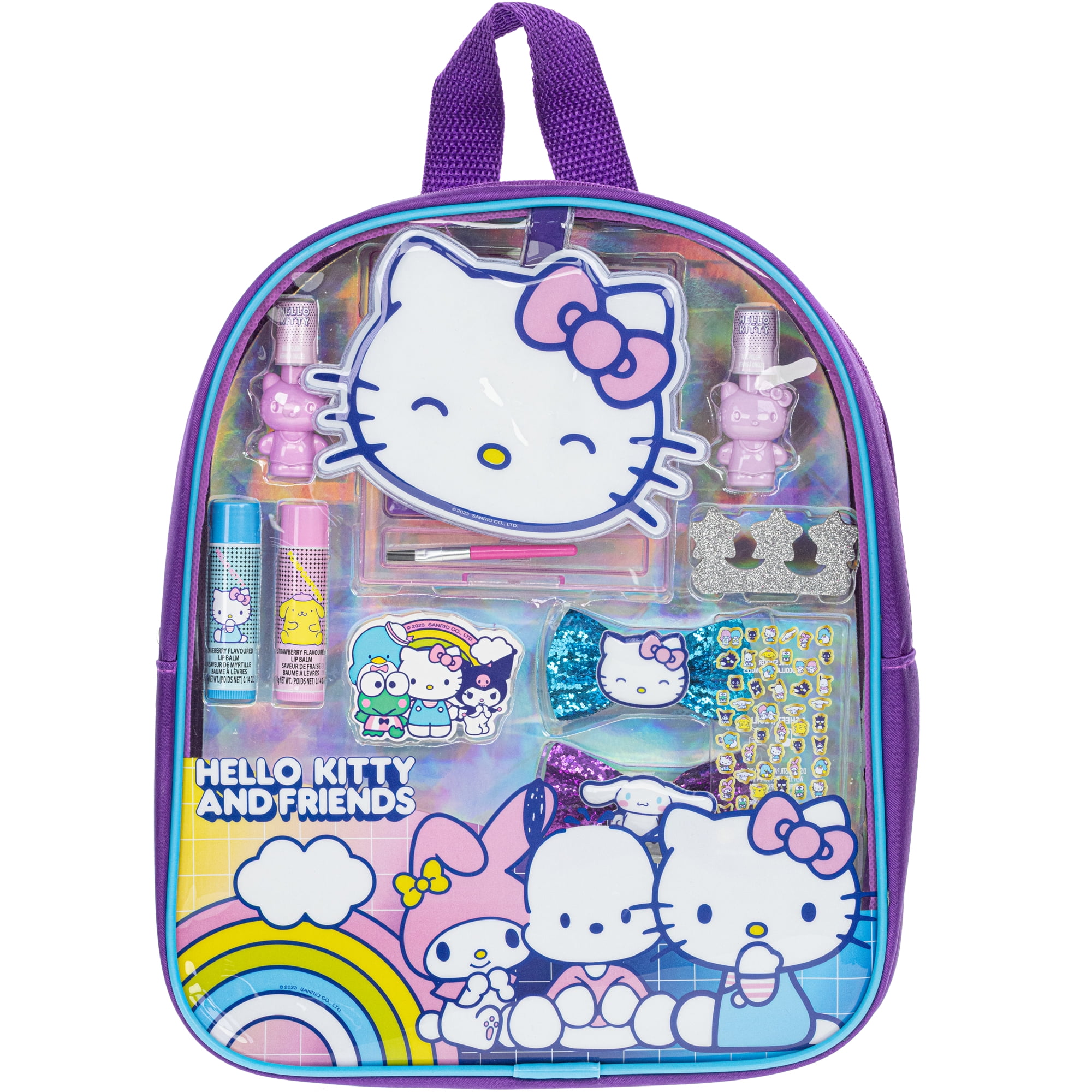 Hello Kitty Kids Collection - Townley Girl Makeup Filled Backpack ...
