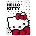 Hello Kitty Kids White Print Fleece Bed Blanket, Twin/Full - Walmart.com