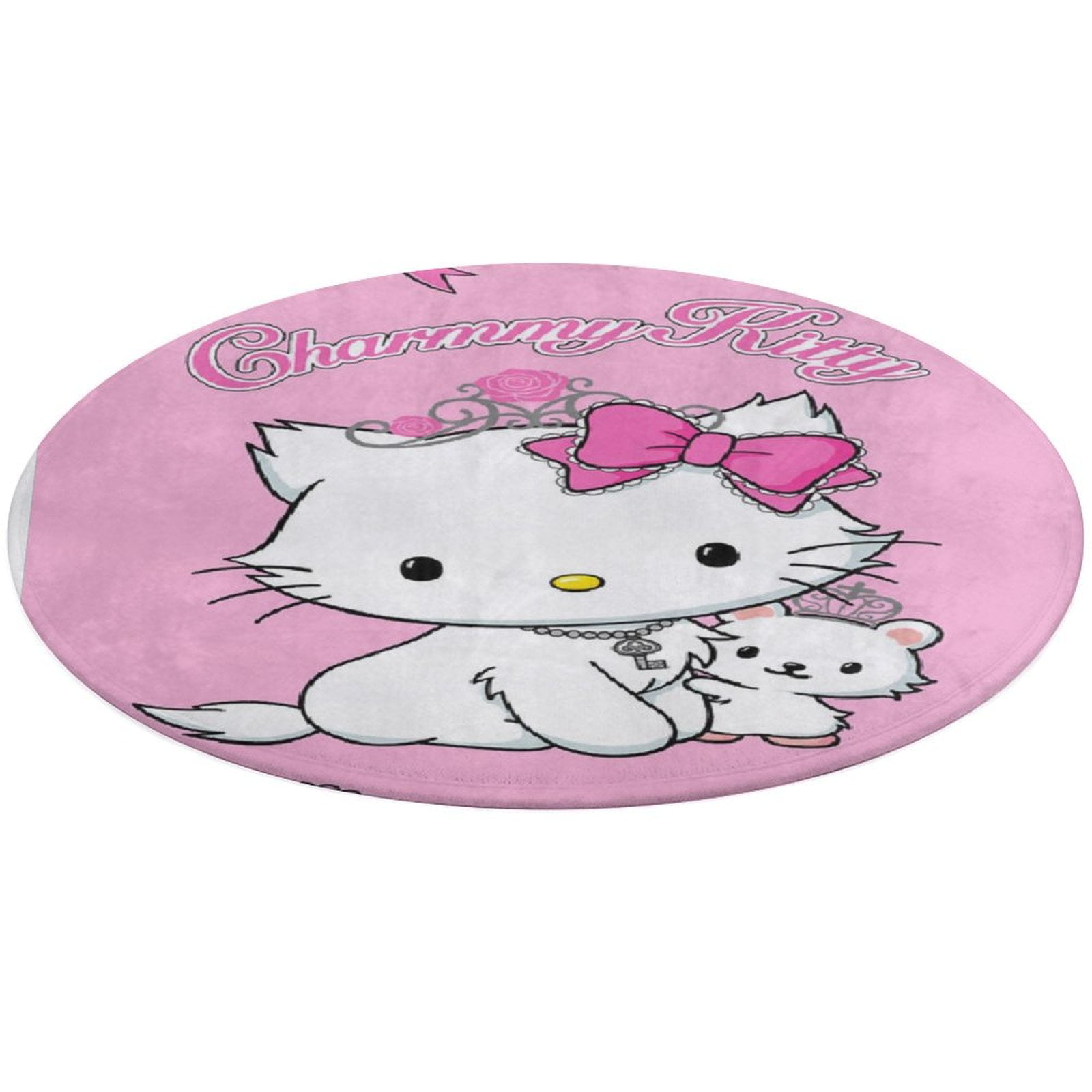 Hello Kitty Kids Room Non Slip Round Area Rugs Door Mat Ballet Shoes ...