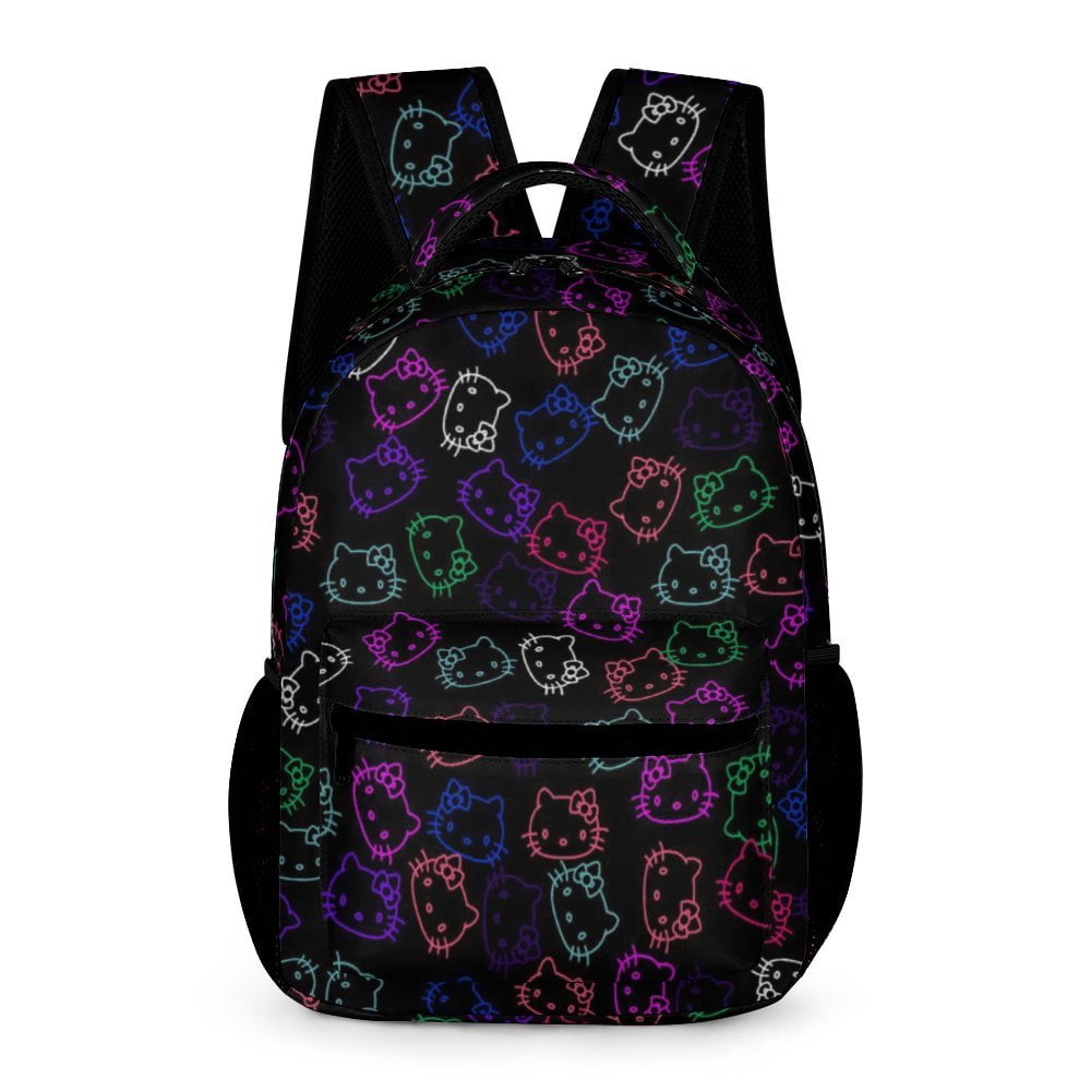 Hello Kitty Casual Shoulder Bag Lightweight Prints Book Bag Rucksack ...