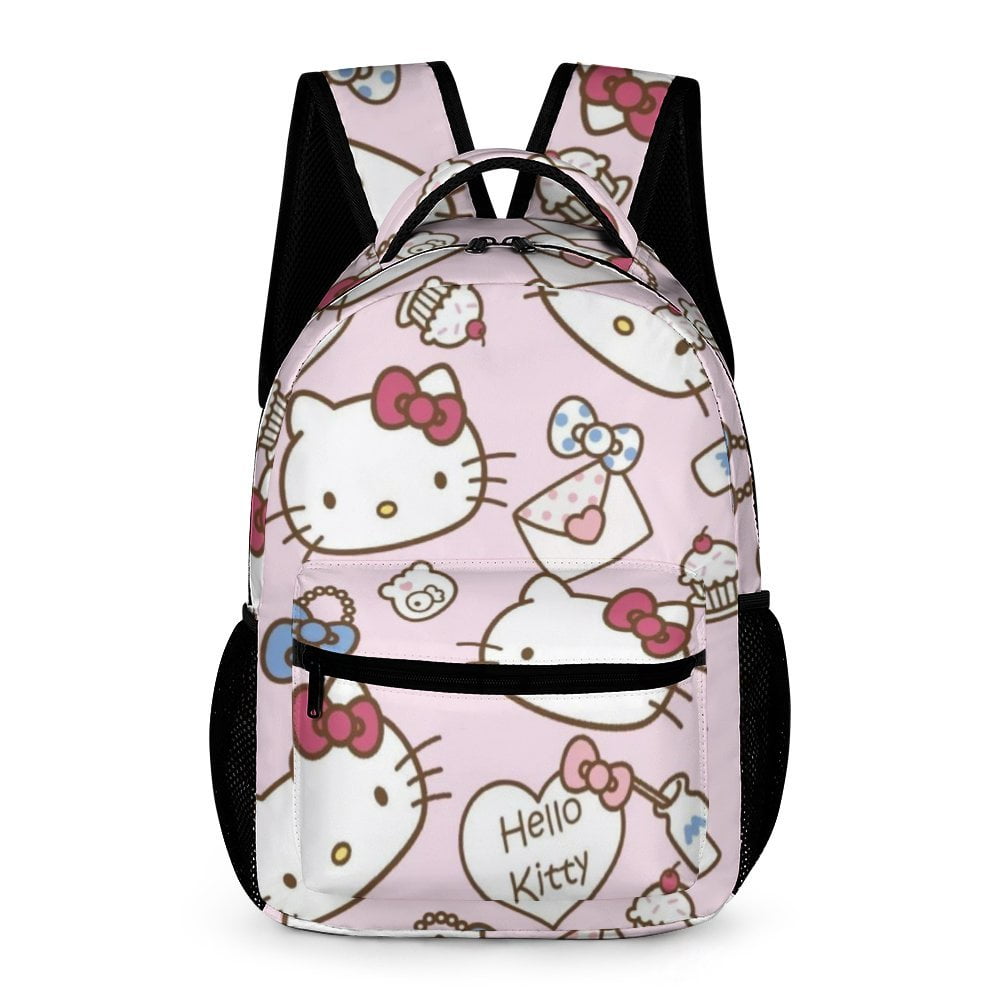 Hello Kitty Casual Shoulder Bag Lightweight Prints Book Bag Rucksack ...