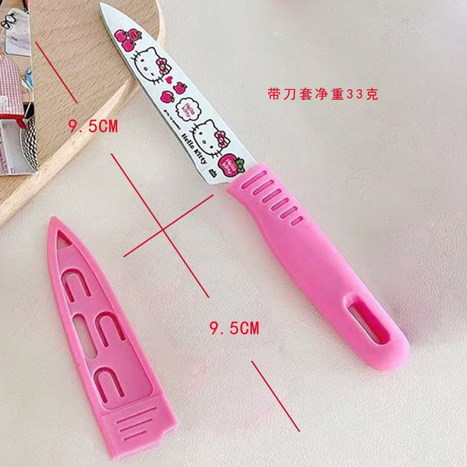 Hello Kitty Knife Set Multi-Functional Knife Cute Fruit Knife Dormitory ...