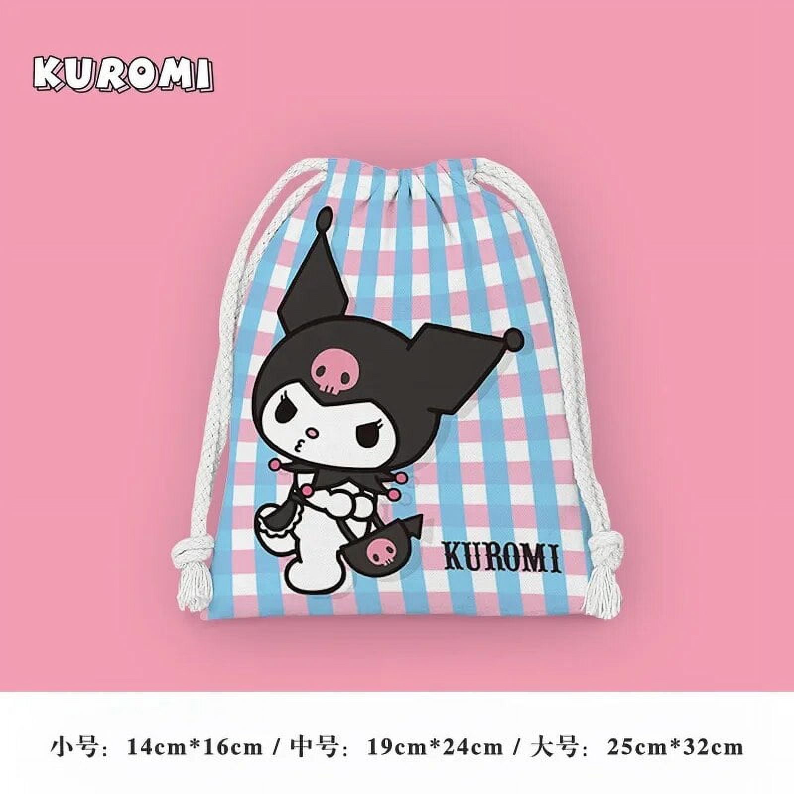 Hello Kitty Kulomi Melody Cartoon Drawstring Bag Sanrio Original Anime ...