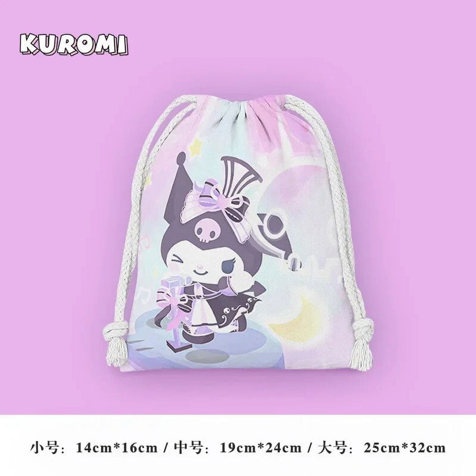 Hello Kitty Kulomi Melody Cartoon Drawstring Bag Sanrio Original Anime ...