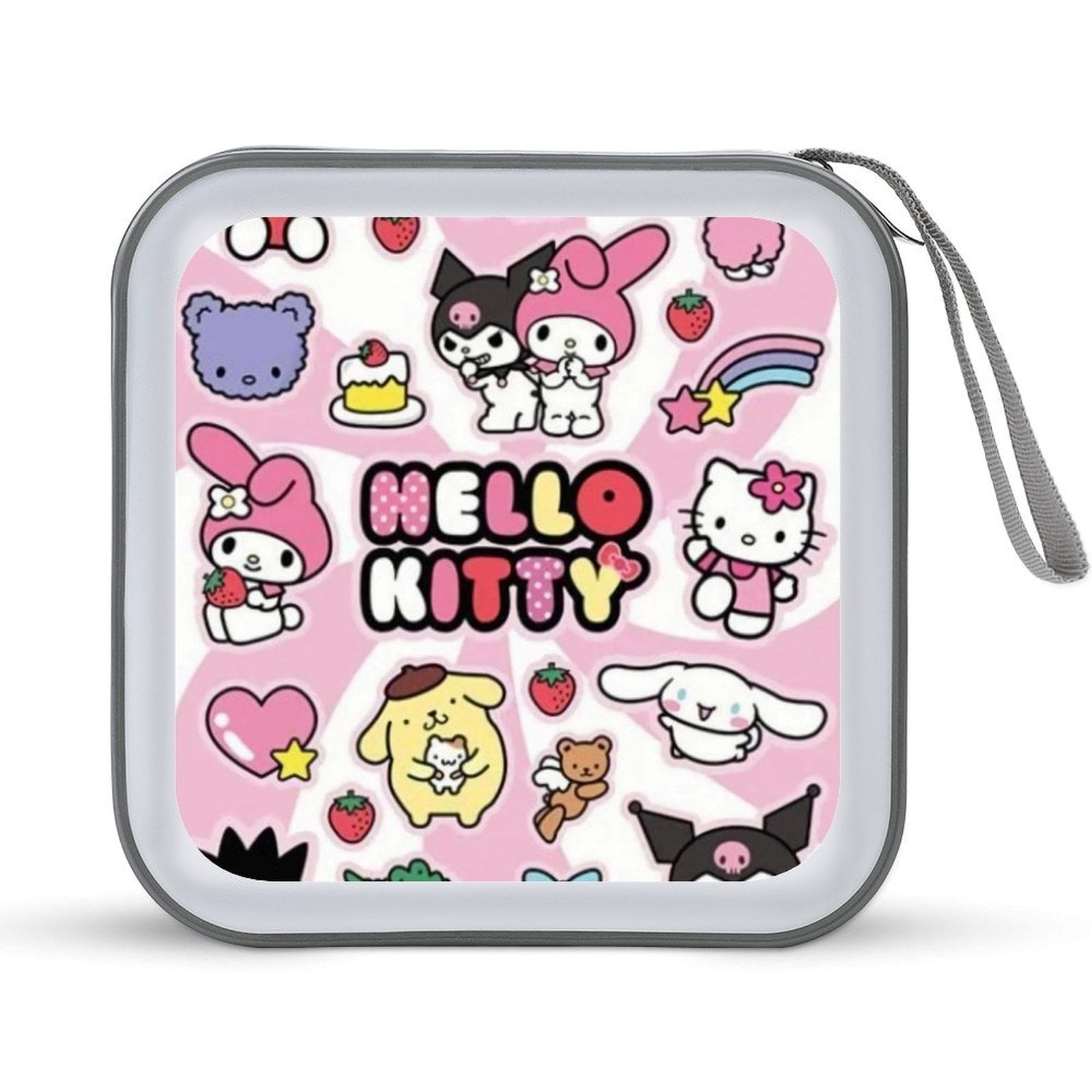Hello-Kitty Kuromi Melody Cinnamoroll 40 Capacity CD Storage Cases, DVD ...