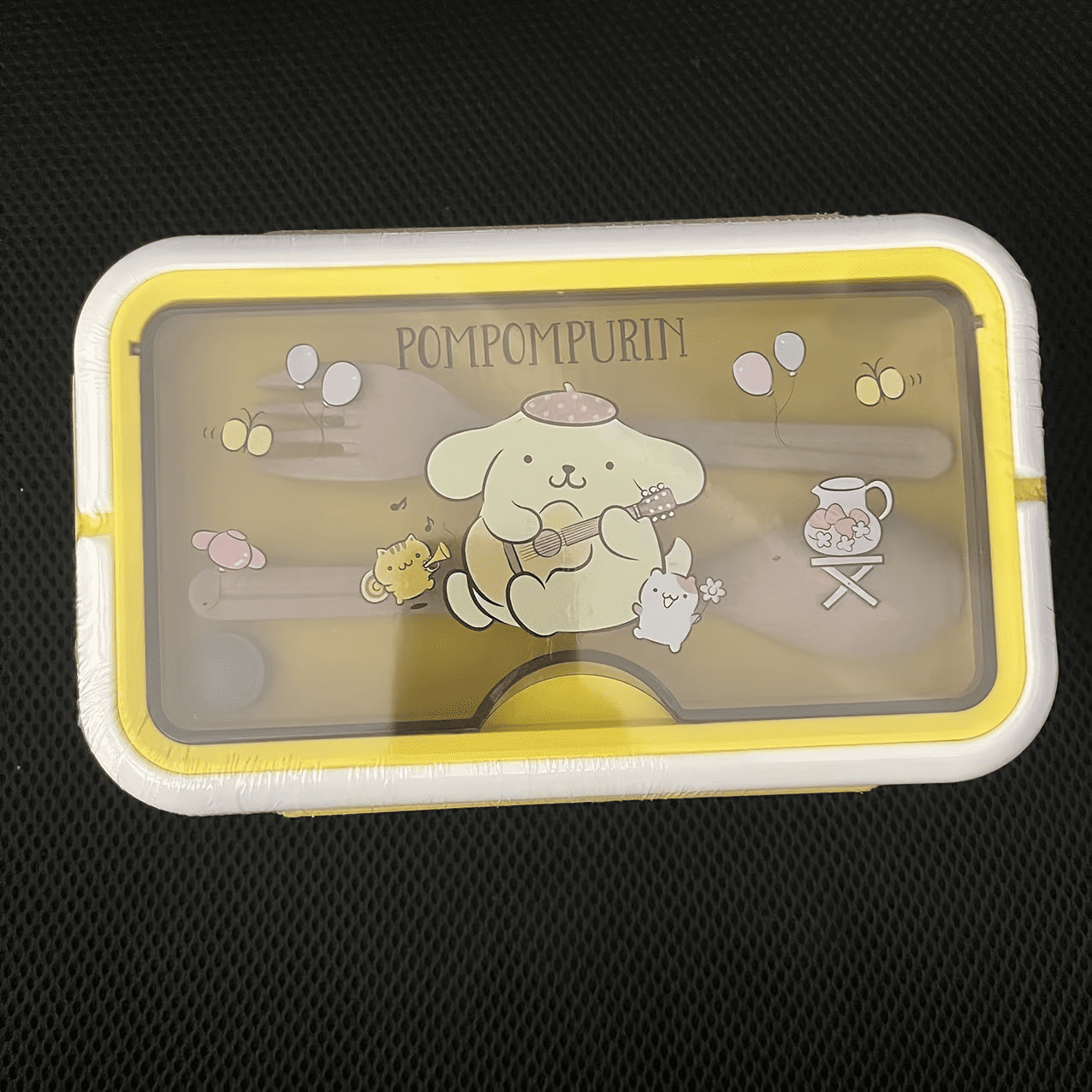 Hello Kitty Kuromi Melody Cinnamoroll Cartoon Plastic Lunch Box With ...