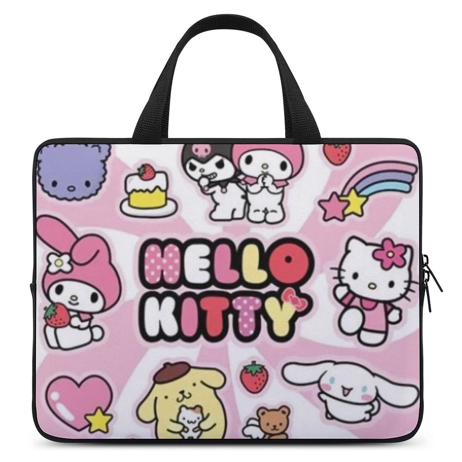 Hello-Kitty Kuromi Melody Cinnamoroll Laptop sleeve with Handle, Laptop ...