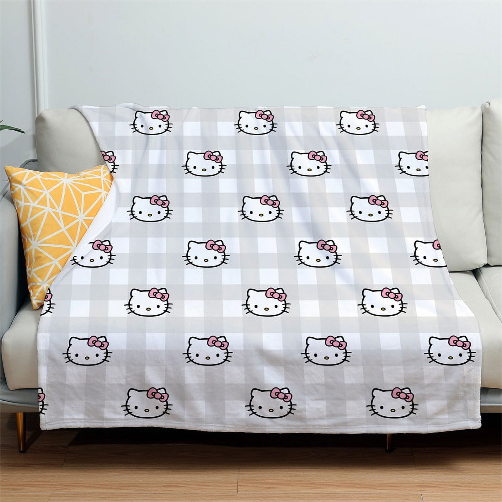Hello Kitty Kuromi Melody Cinnamoroll Nap Shawl Soft Sofa Cover Home ...