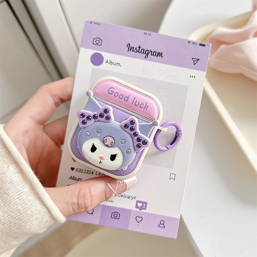 Hello Kitty Kuromi Melody Pom Pom Purin Cartoon Case For Apple AirPods 4 Pro Pro2 3 2 Bluetooth ...