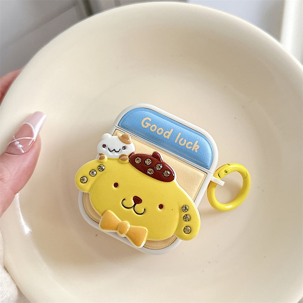 Hello Kitty Kuromi Melody Pom Pom Purin Cartoon Case For Apple AirPods 4 Pro Pro2 3 2 Bluetooth ...