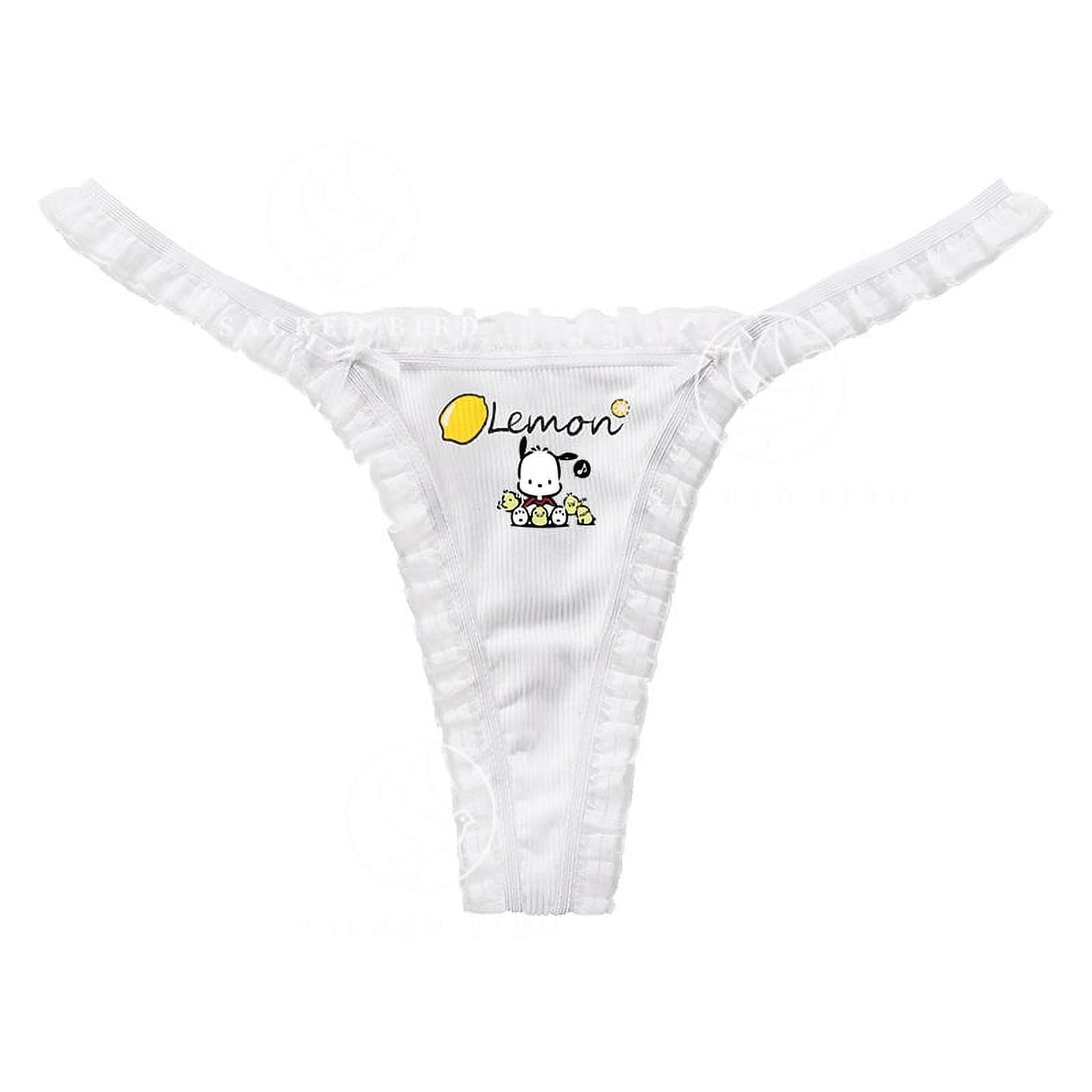 Hello Kitty Kuromi Pochacco Anime Cute Thong Sexy Breathable Sports T